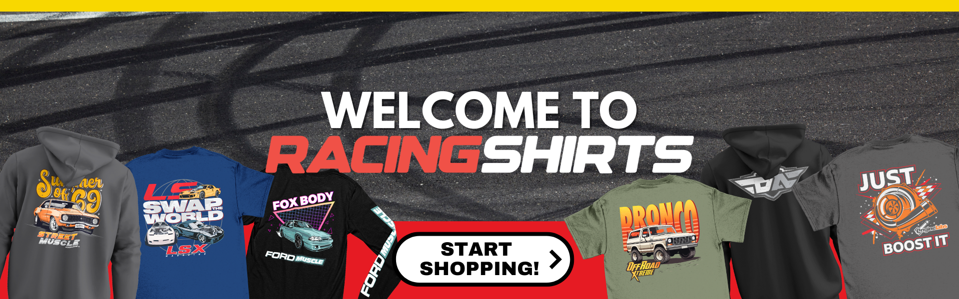 T-Shirts, Hats, Hoodies, Gear, more on RacingShirts.com – Racing Shirts