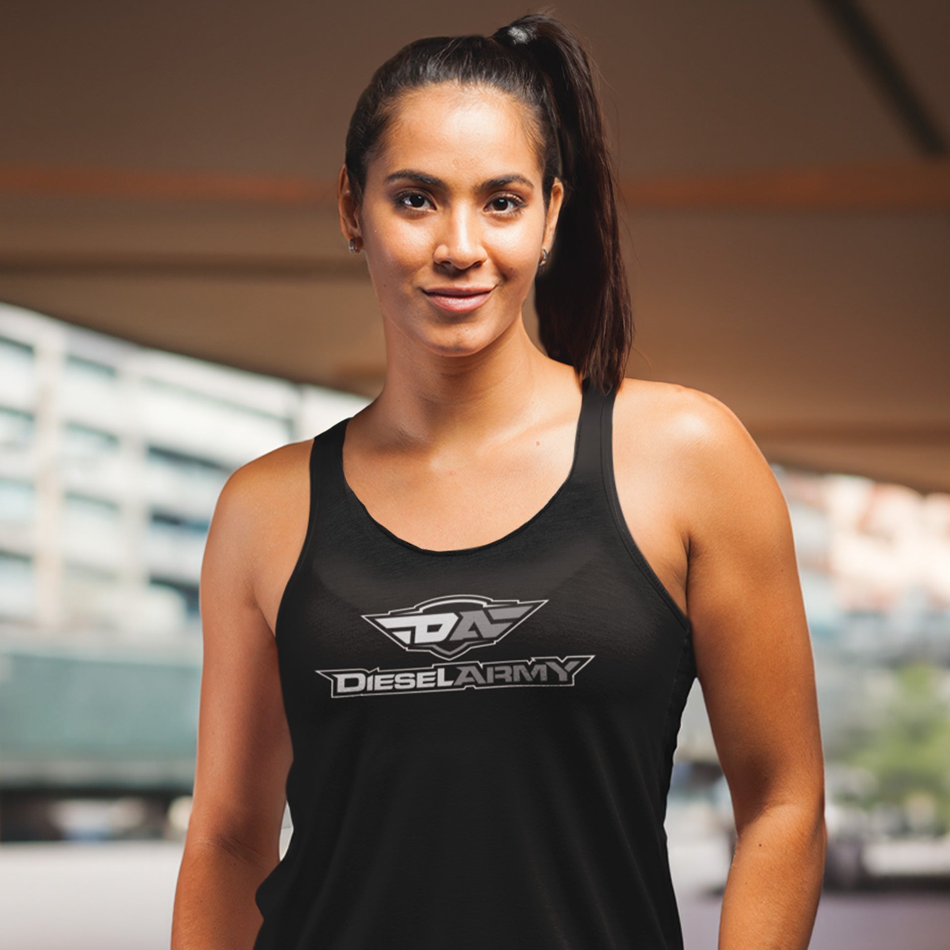 Women's Diesel Army Tank Top - Racing Shirts